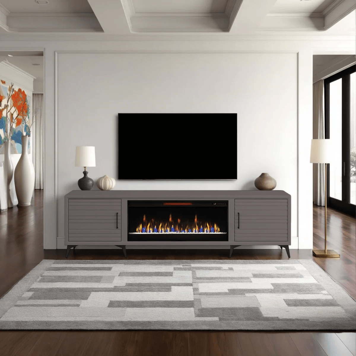 How a Ventless Fireplace Can Be the Statement Piece of Your Spring Ref ...